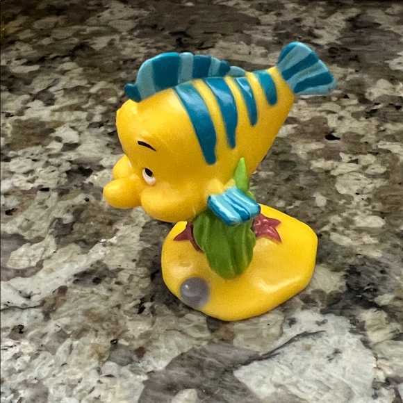Disney | Toys | Disney The Little Mermaid Flounder The Fish Figure Pvc ...